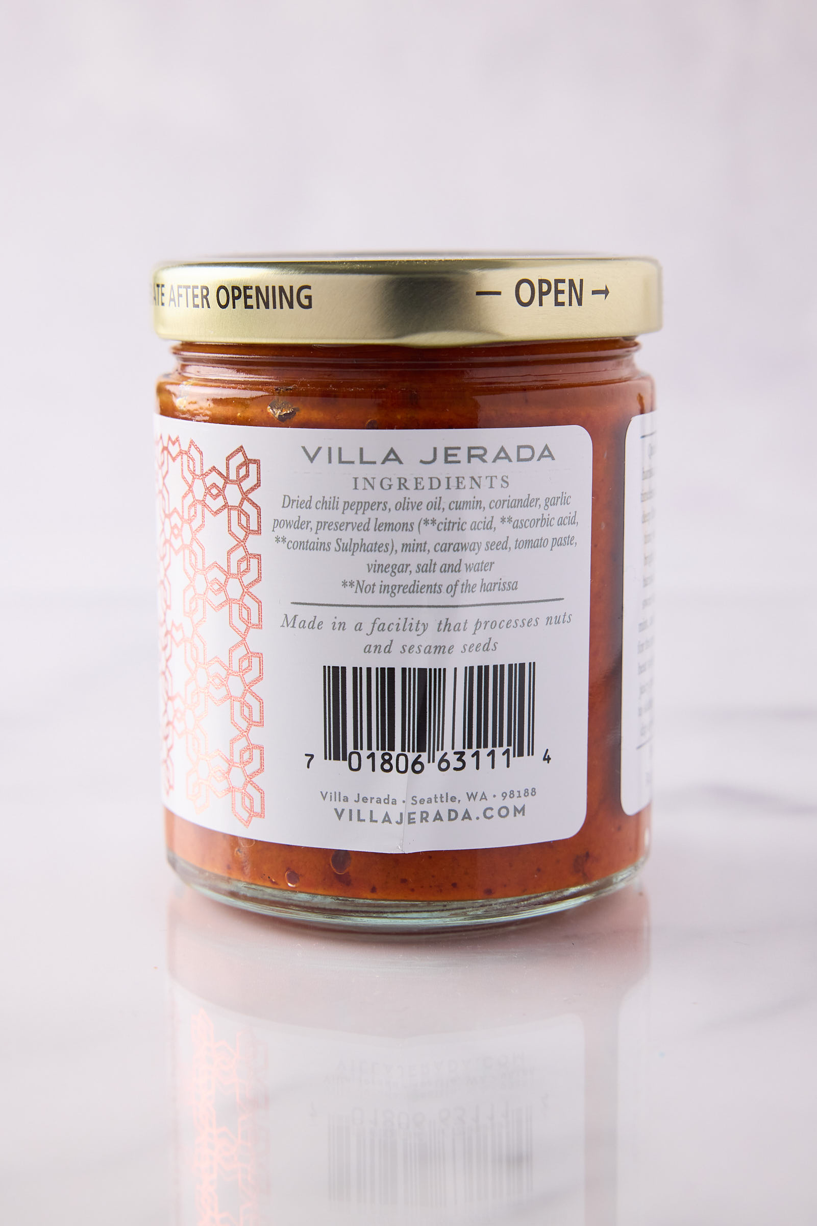 VILLA JERADA HARISSA - Tastings Gourmet Market