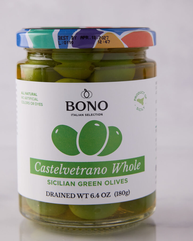BONO CASTELVETRANO WHOLE OLIVES JAR - Tastings Gourmet Market